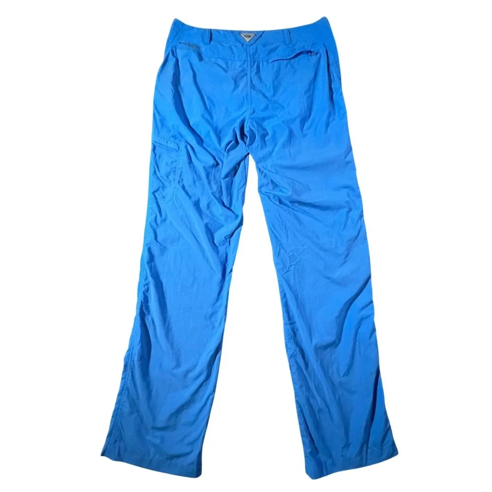 Columbia | Pants & Jumpsuits | Columbia Pfg Pants Womens 8 Blue Roll Up ...